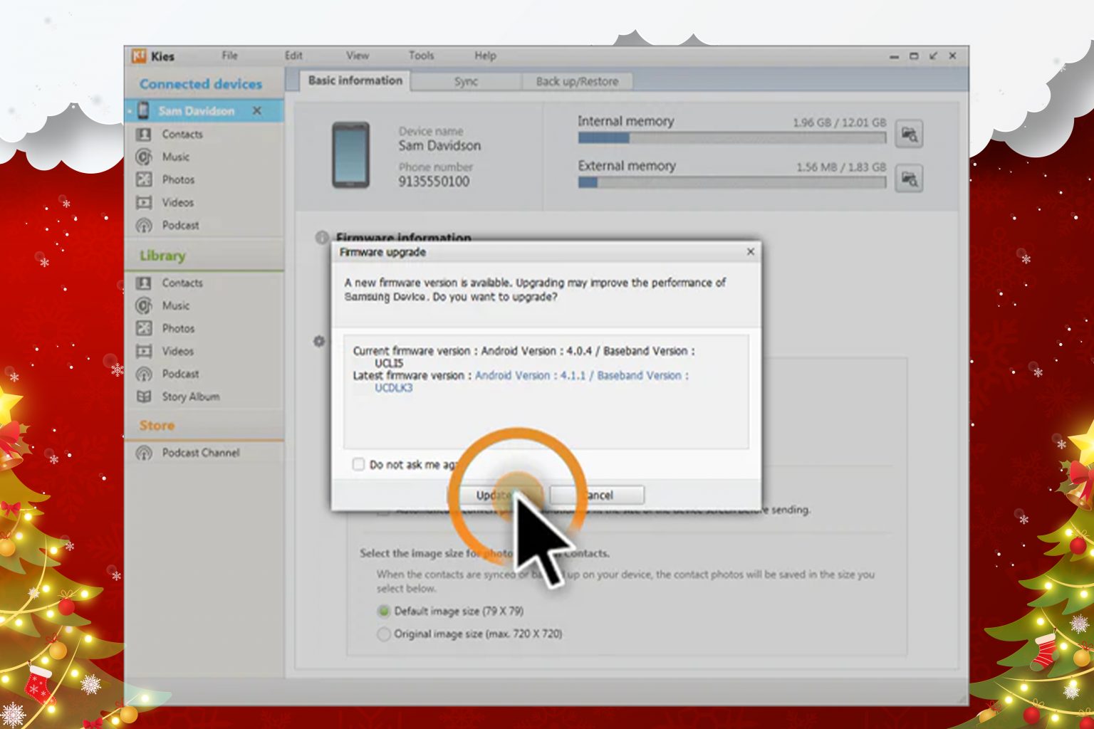 How to fix firmware upgrade encountered an issue?