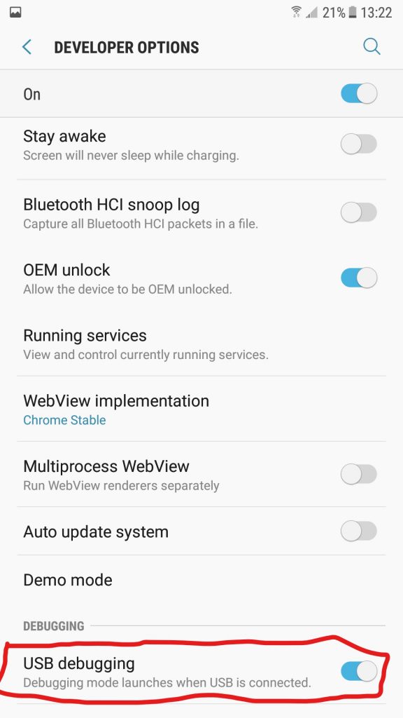 How do I enable ADB on a Samsung Galaxy running Android 8.0 - UnlockBase